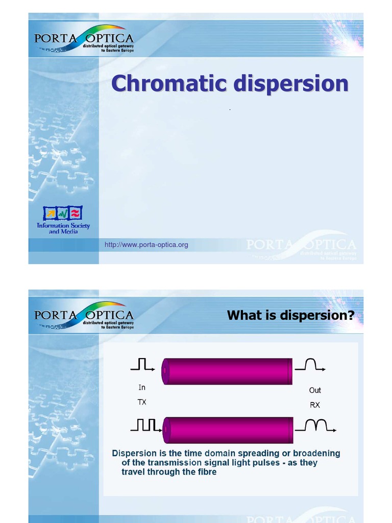 Chromatic Dispersion | PDF