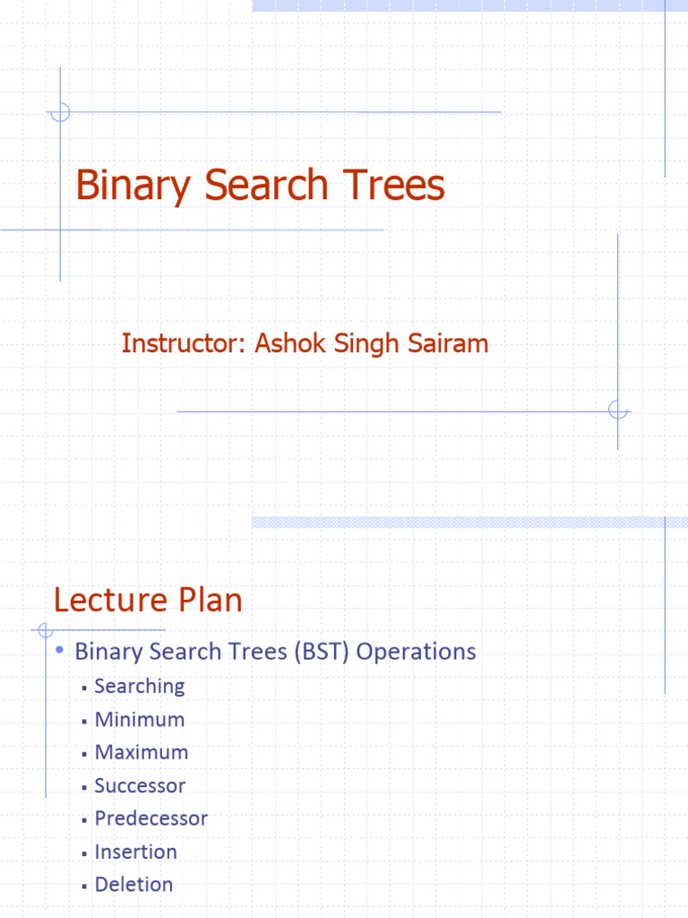 L20 BST | PDF | Algorithms And Data Structures | Computer Data