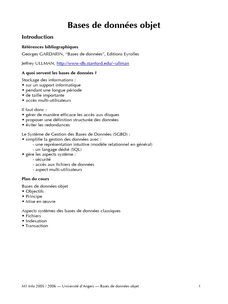 8 2 BD-Objet Exemple | PDF