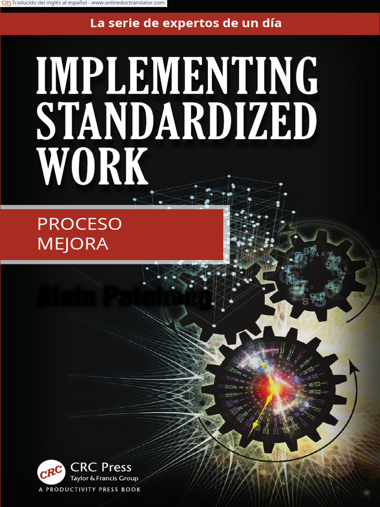 Implementing Standardized Work - Process Improvement - Es | Descargar ... Implementing Standardized Work - Process Improvement - Es | Descargar ...