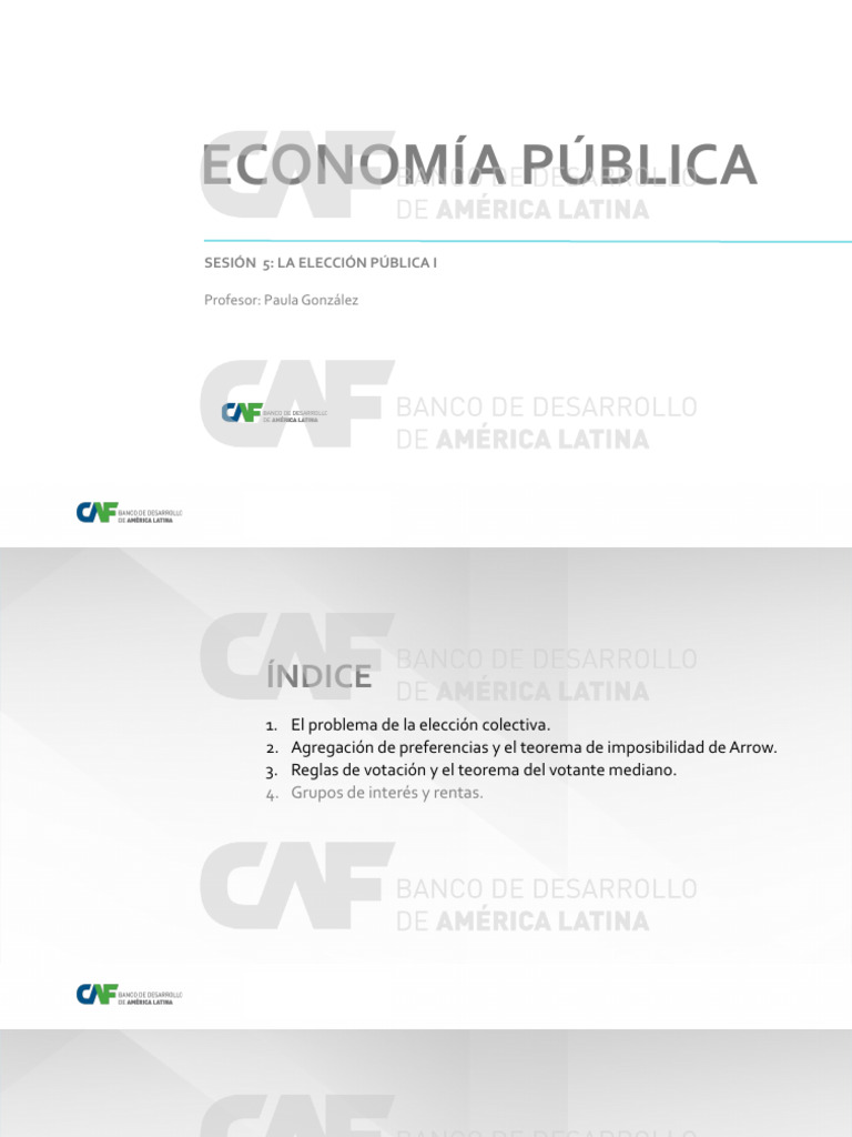 Elección Pública y Teoremas de Votación | PDF | Votación