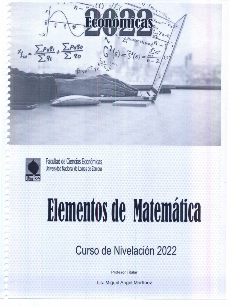 Elementos de Matematica - 2022 | PDF
