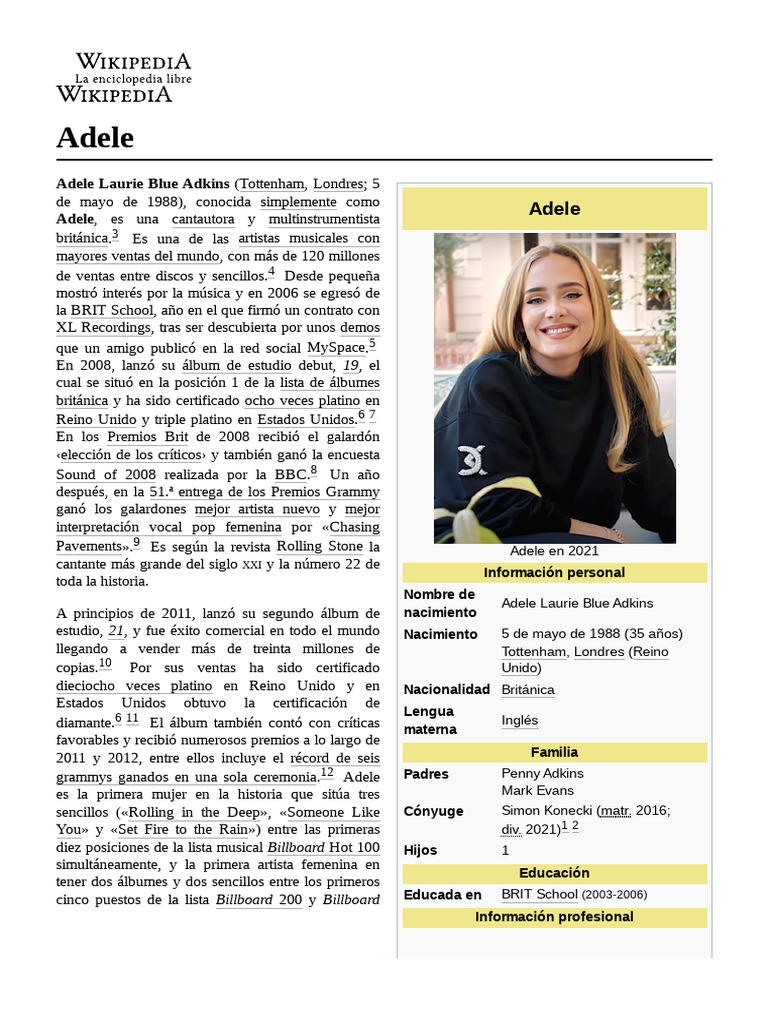 Adele | PDF | Adele | Industria de la música