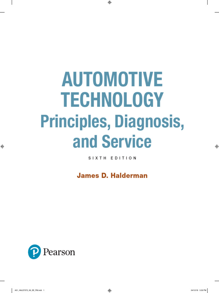 Automotive Technology: Principles, Diagnosis, and Service | PDF ...