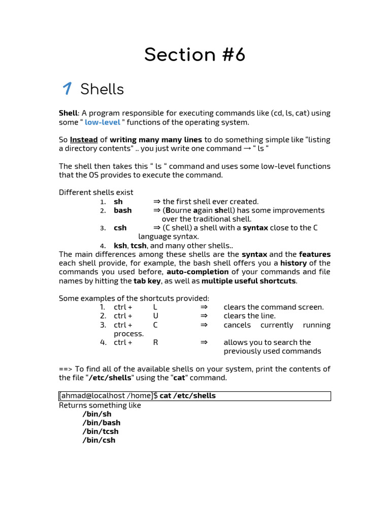 Section 6 | PDF | Operating System Technology | Computer Programming