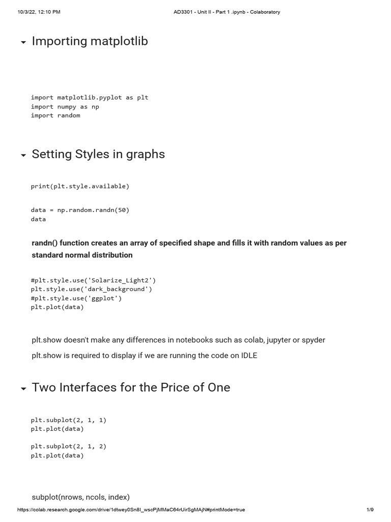 AD3301 - Unit II - Part 1 .Ipynb - Colaboratory | PDF | Cartesian ...