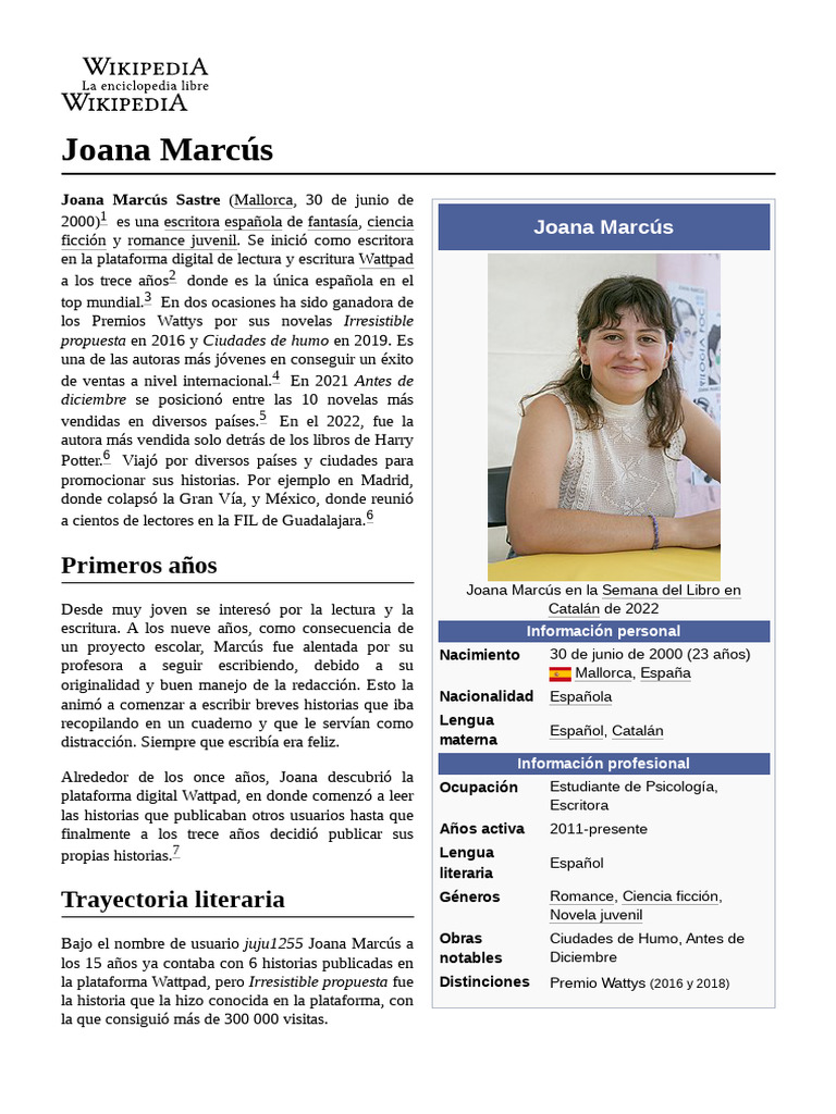 Joana Marcús | PDF | España | Novelas