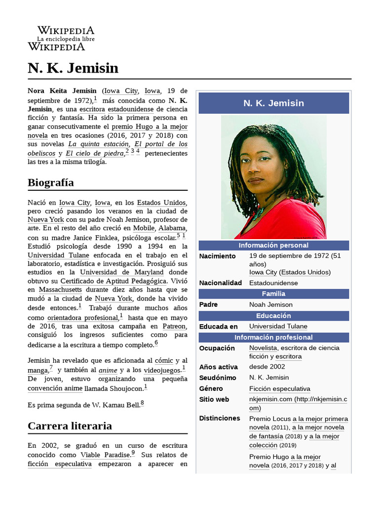 N. K. Jemisin | PDF | Ficción especulativa