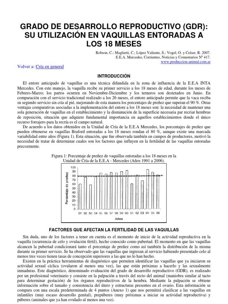 101 Grado | PDF | Vacas | Pubertad