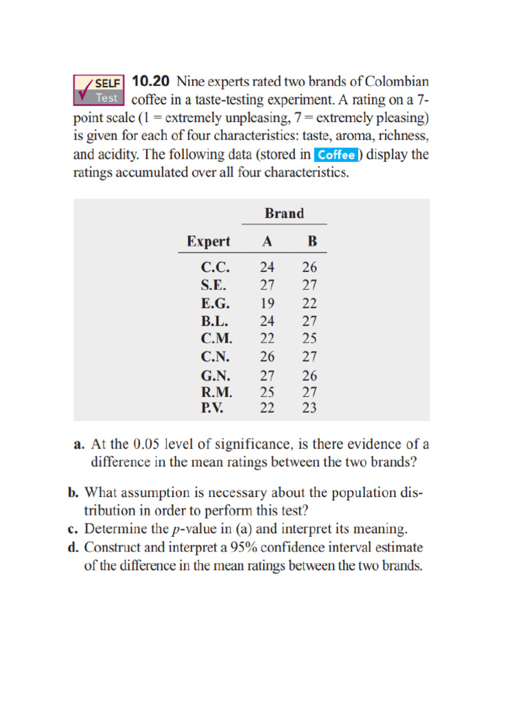Two Sample Difference Exercice | PDF Two Sample Difference Exercice | PDF