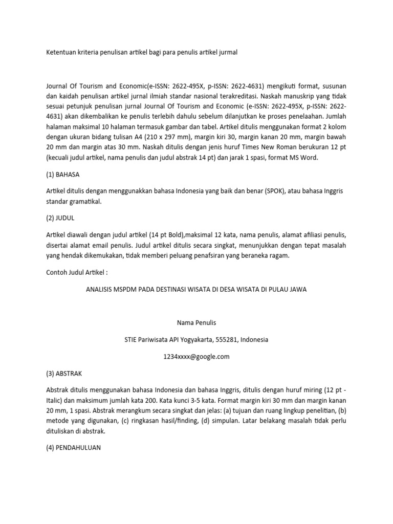 Template Jte Bahasa Pdf