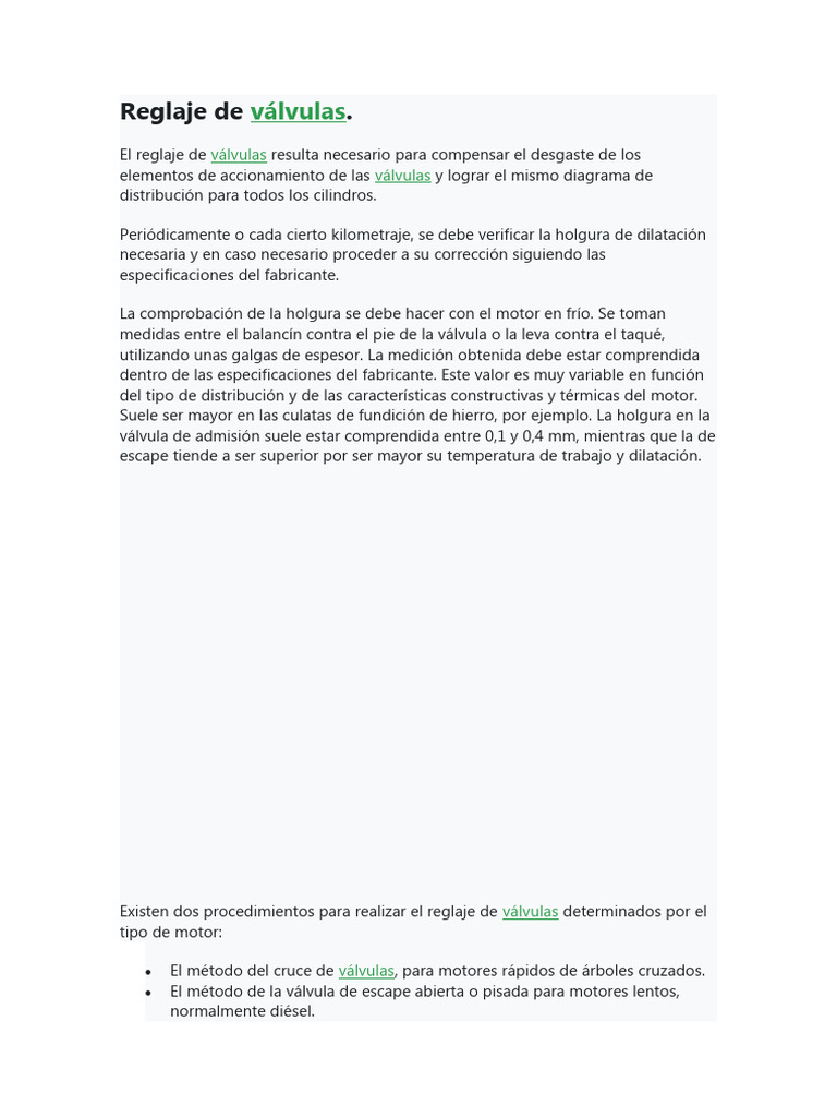 Reglaje de | PDF
