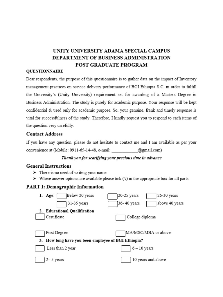 Questionnaires For Employee Turn Over | PDF