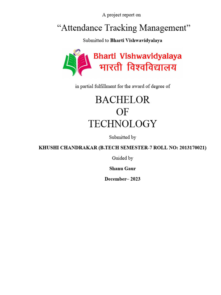 Khushi Project File | PDF
