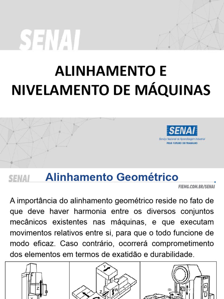 Alinhamento e Nivelamento de Máquinas | PDF