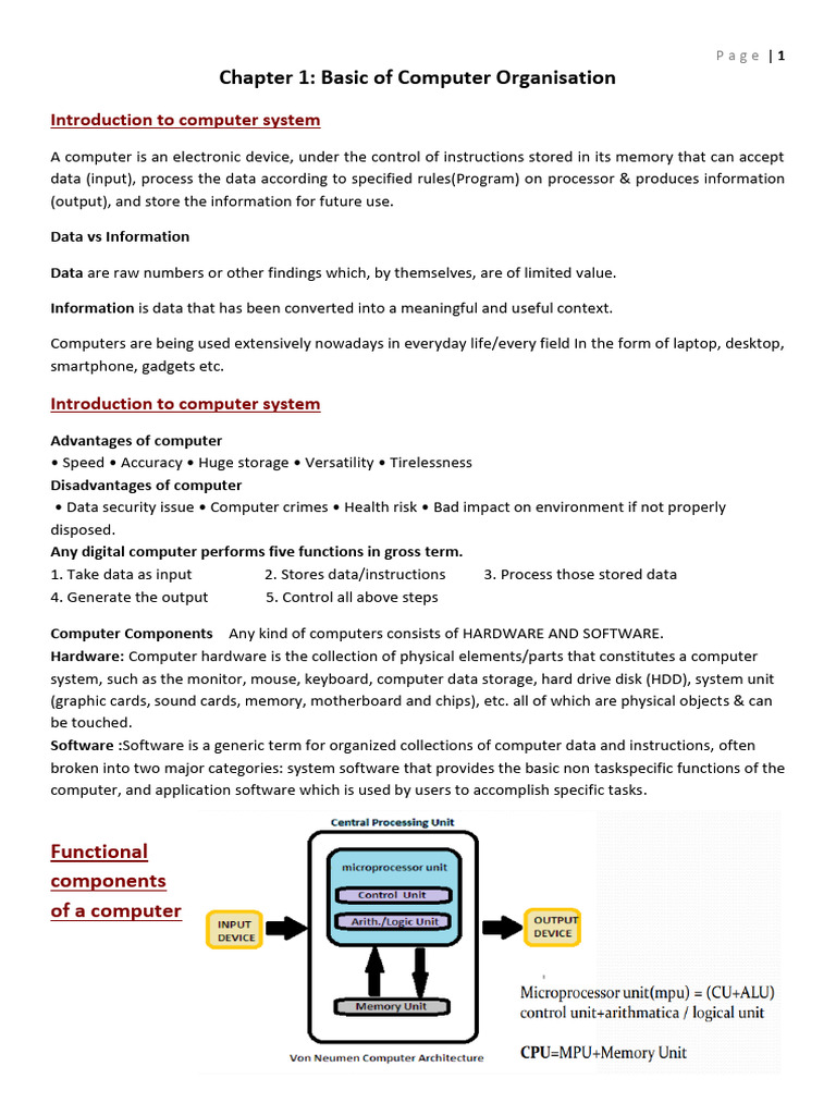 Computer Organization Basics | PDF | Business | Technology & Engineering