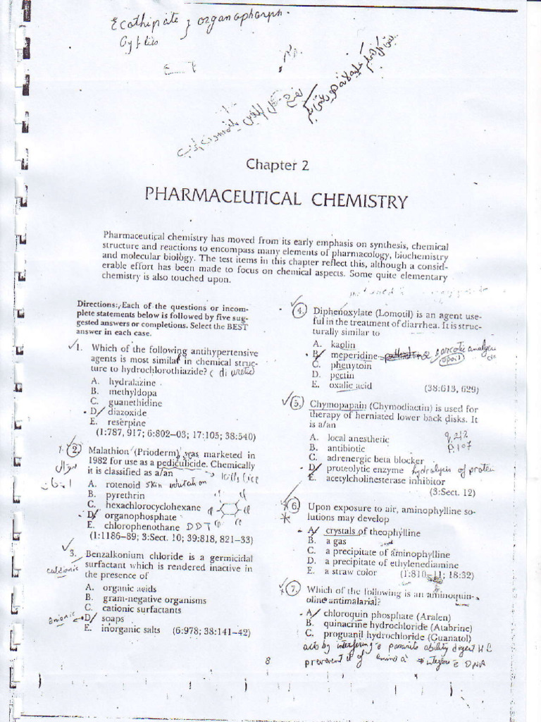 Chapter2 (Pharmaceutical Chemistry) | PDF