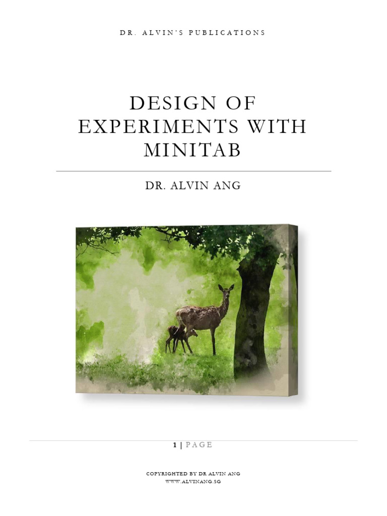 Design of Experiments With Minitab by DR Alvin Ang | PDF | Signal To ...