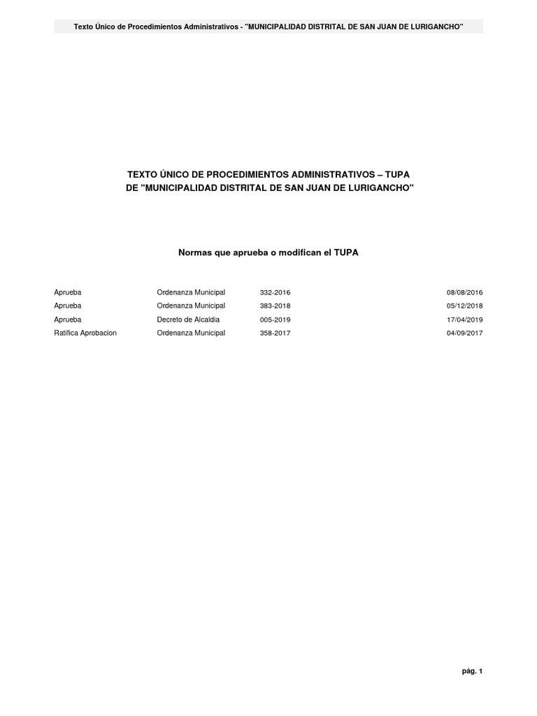 Tupa MDSJL Vigente 2021 | PDF | edificio | Economias