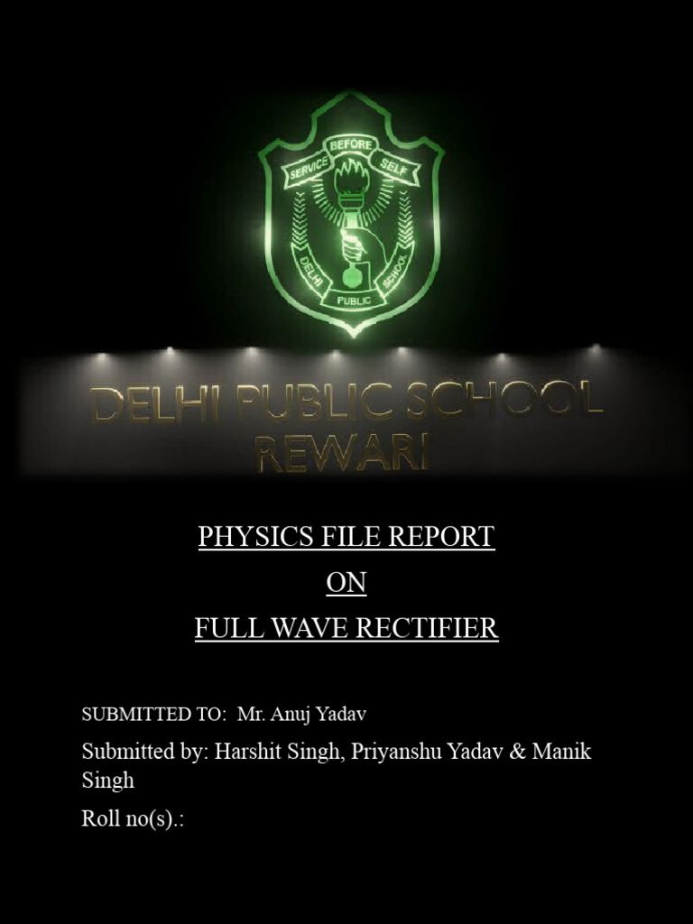 Physics File Report | PDF | Power (Physics) | Power Engineering