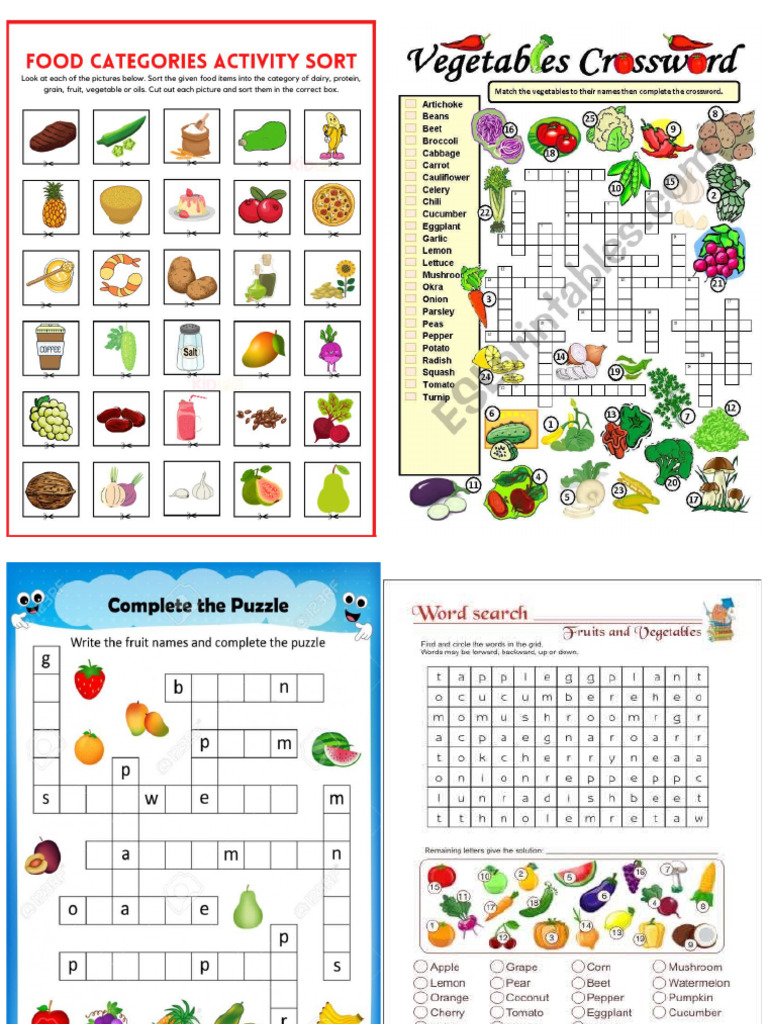 Fruit and Vegetables Semana | PDF
