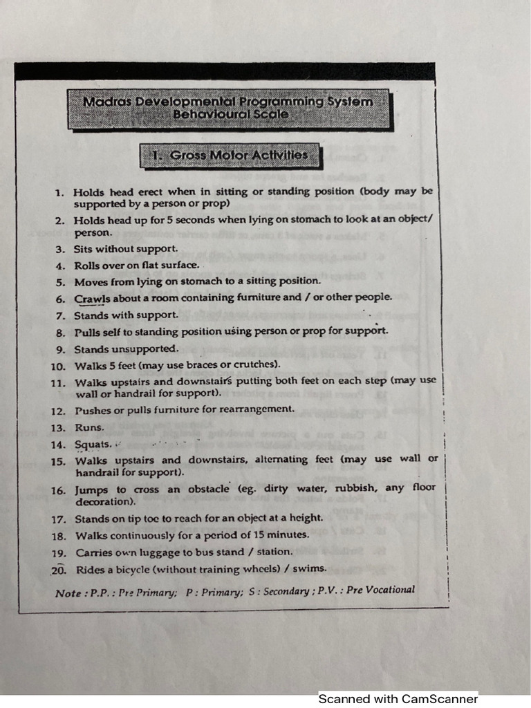 MDPS Checklist | PDF