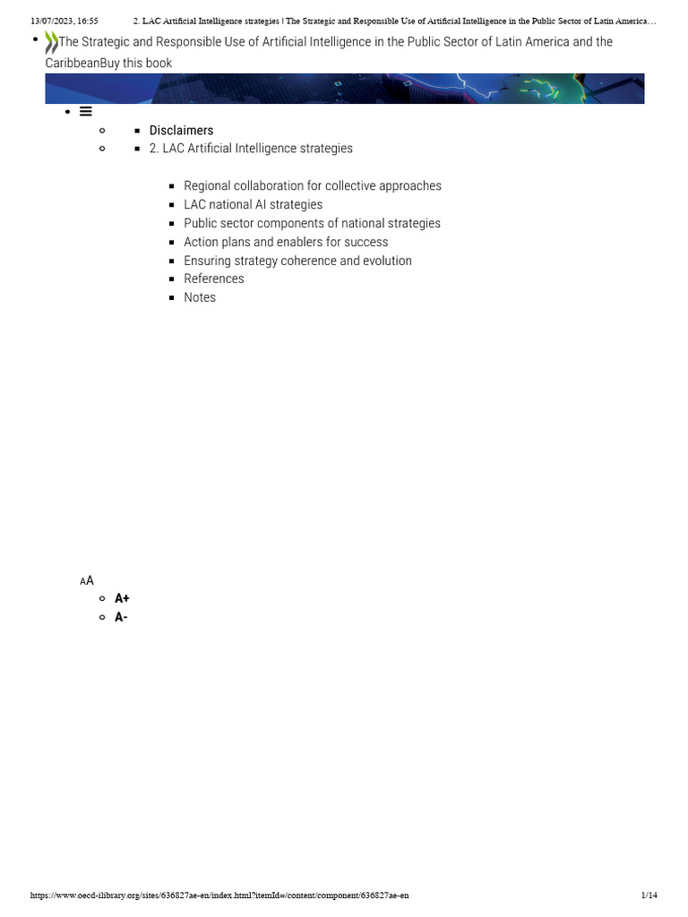 LAC Artificial Intelligence Strategies - The Strategic and Responsible ...