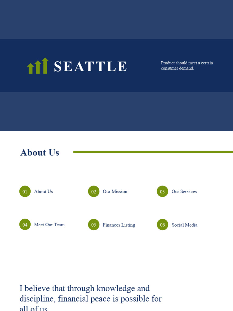 Seattle PowerPoint Template | PDF | Investing | Cost