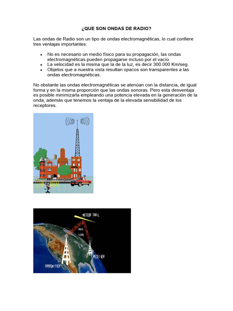 Introducción a las Ondas de Radio | PDF | Modulación | Radio