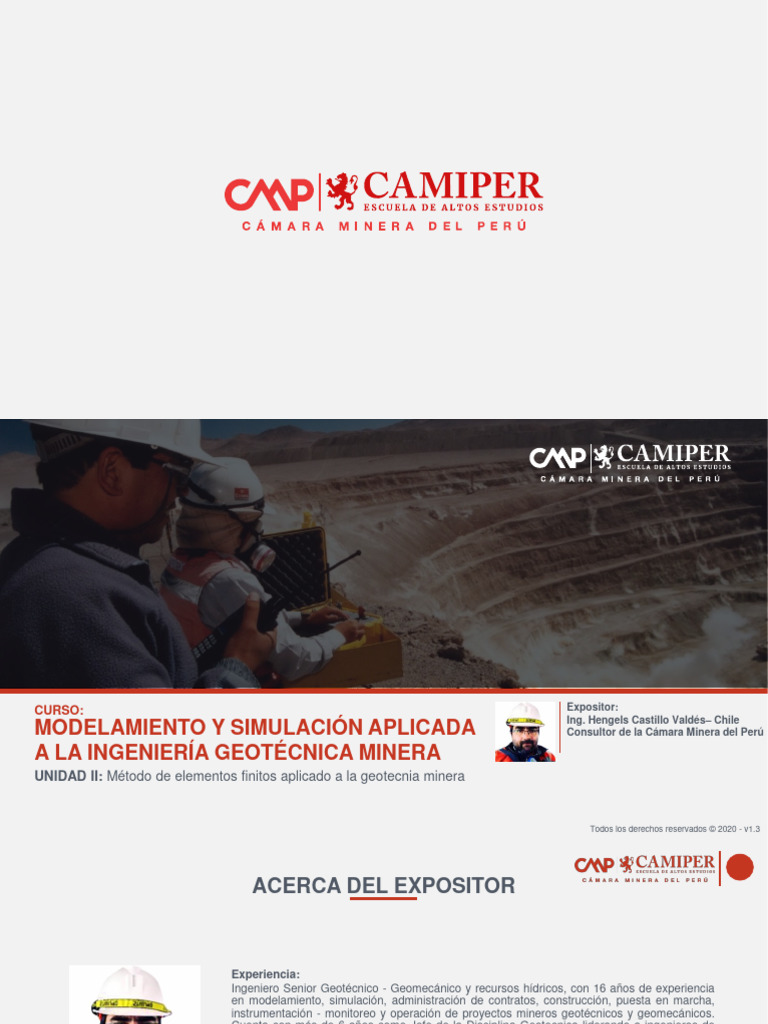 UNIDAD_II_Método de Elementos Finitos Aplicado a La Geotecnia Minera ...