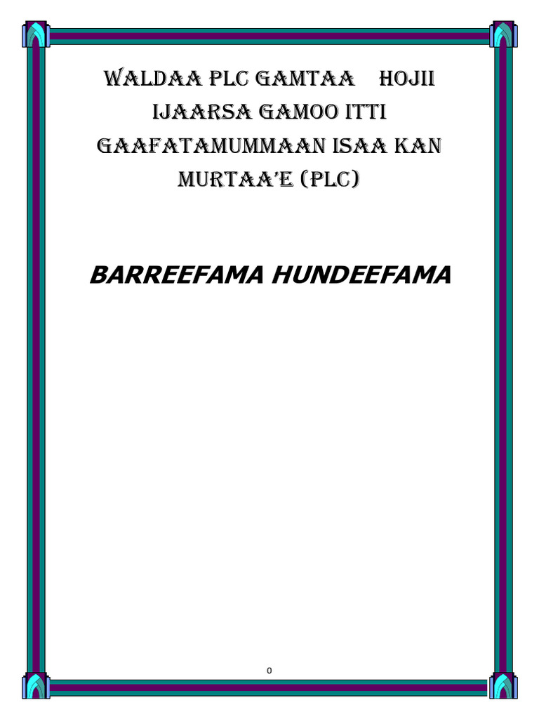 Barefama Hundefama Harawa | PDF
