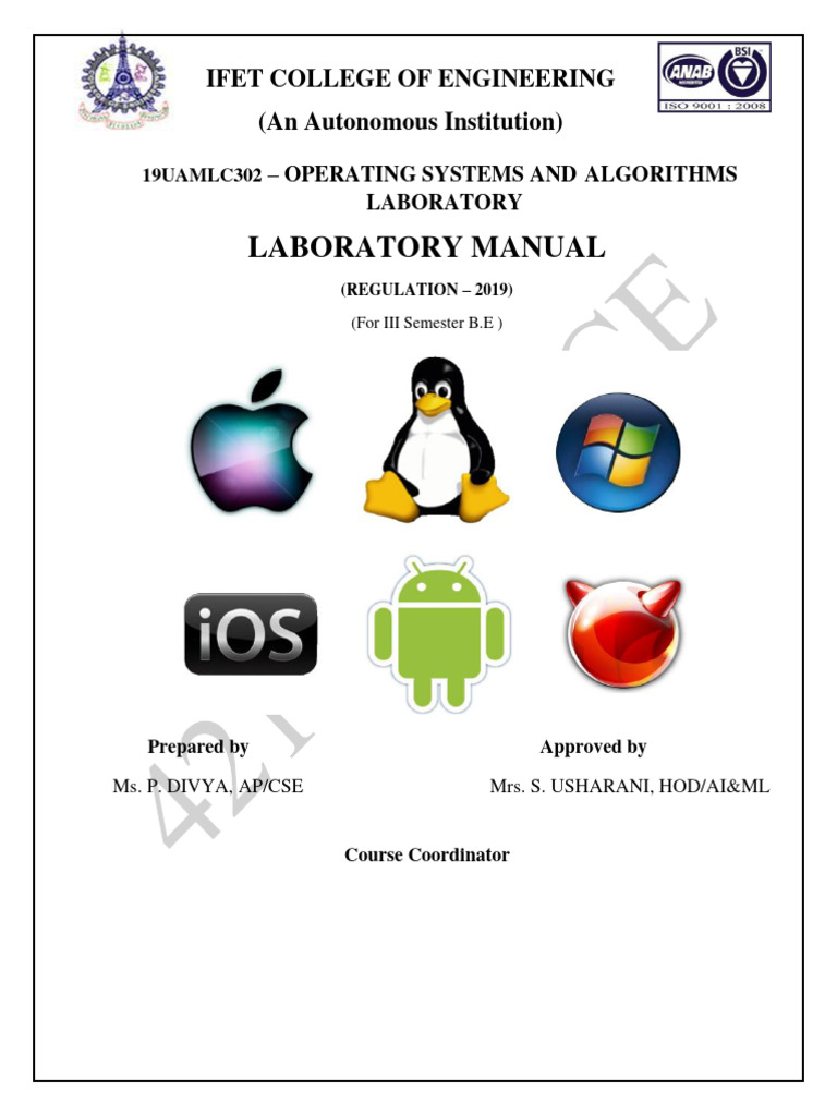 OS Labmanual | PDF