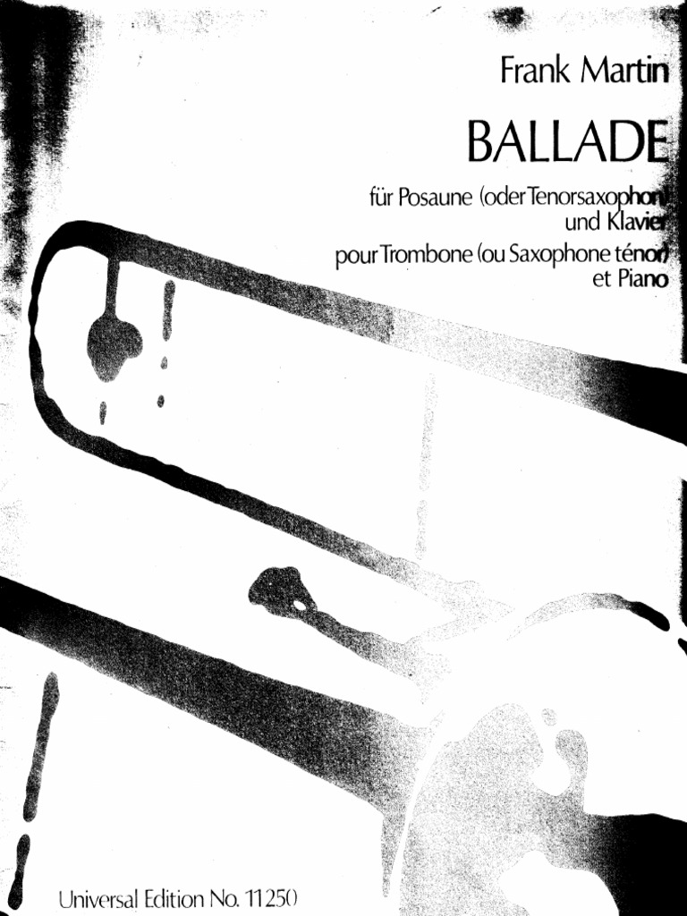 Martin, Franc Ballade Piano | PDF