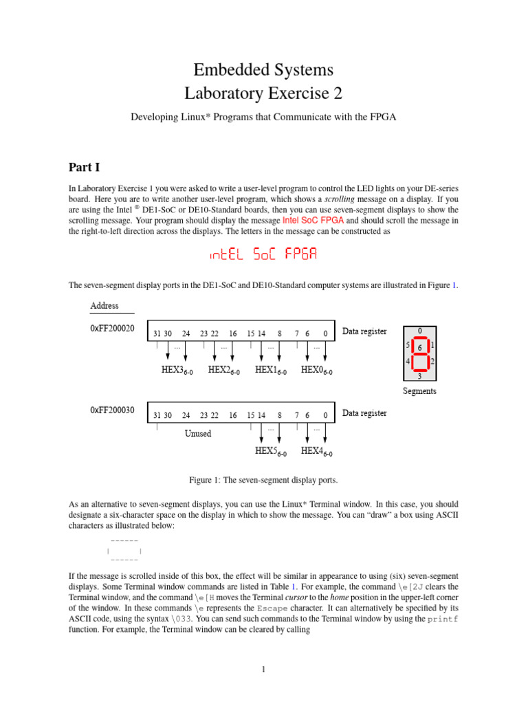 Lab 2 | PDF | Computer Terminal | Timer