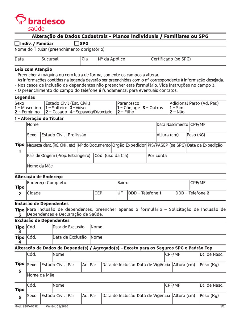 Formulario 596 Novo | PDF