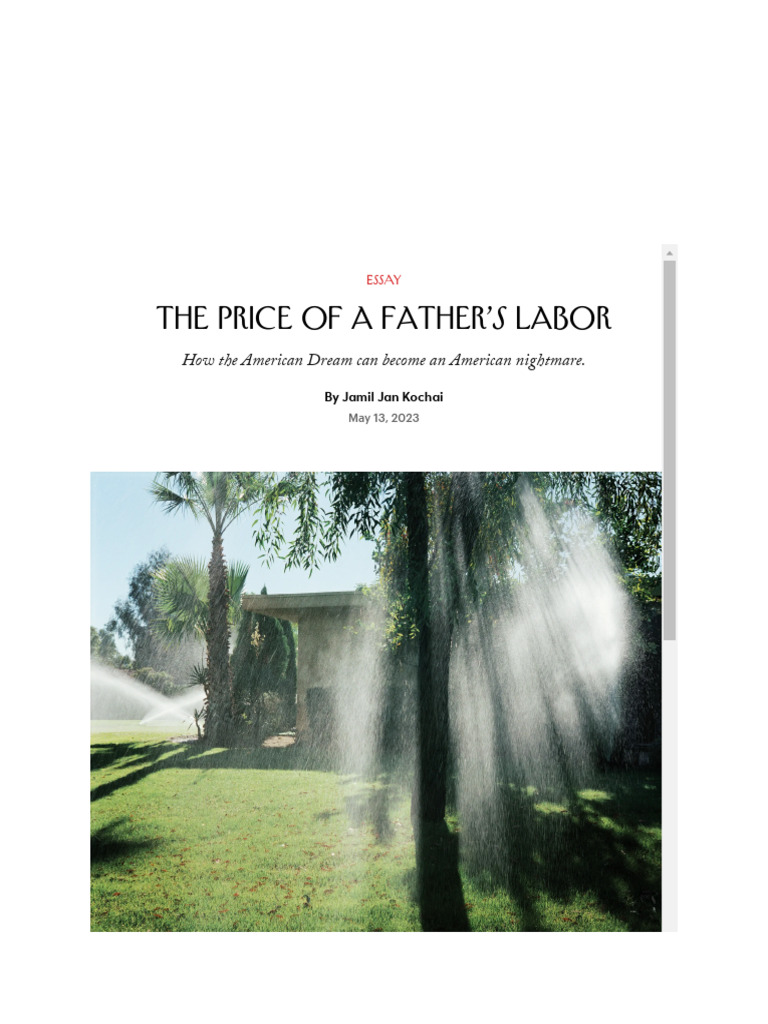 A Father's Labor and Its Cost | PDF | Injury | Neurology