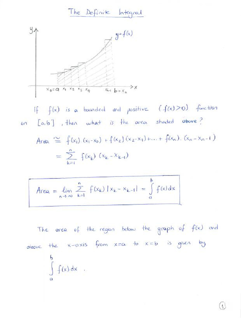 2 Definite Integral | PDF