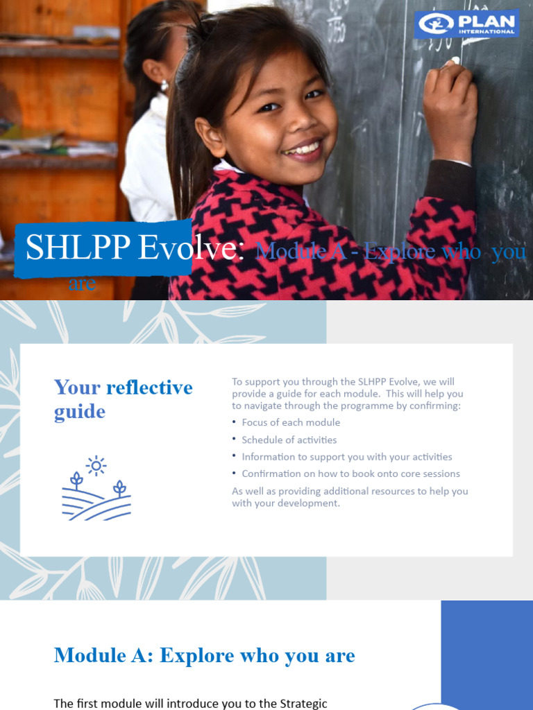 SLHPP Evolve Module A: Self-Discovery Guide | PDF | Leadership | Learning