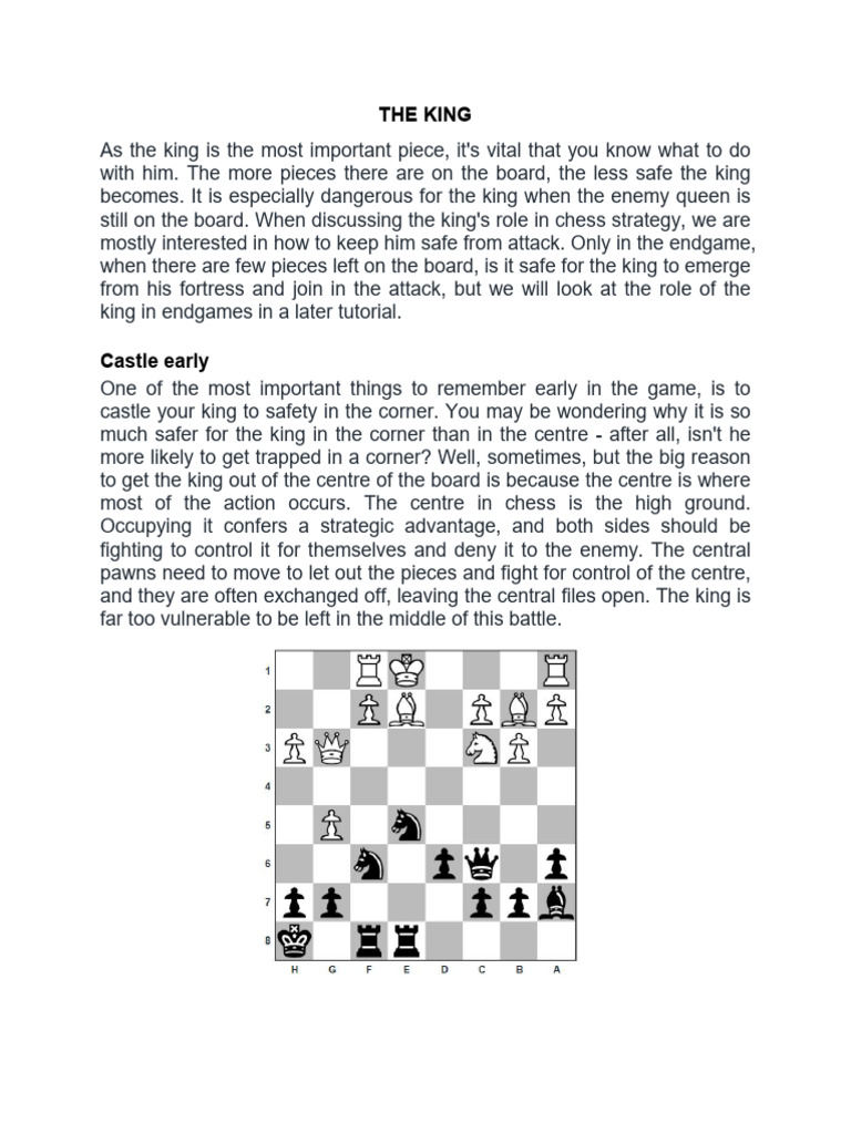 16 - The King | Download Free PDF | Chess Strategy | Abstract Strategy ...