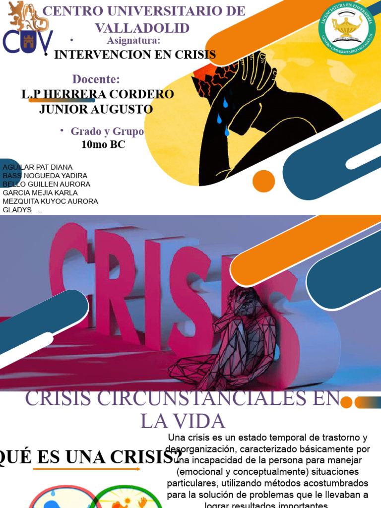 Intervencion en Crisis Eq. 2 | PDF | Ansiedad | Violación