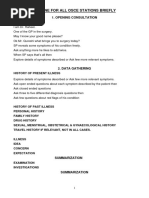 OSCE Station Sample | PDF | Emergency Department | Physical Examination