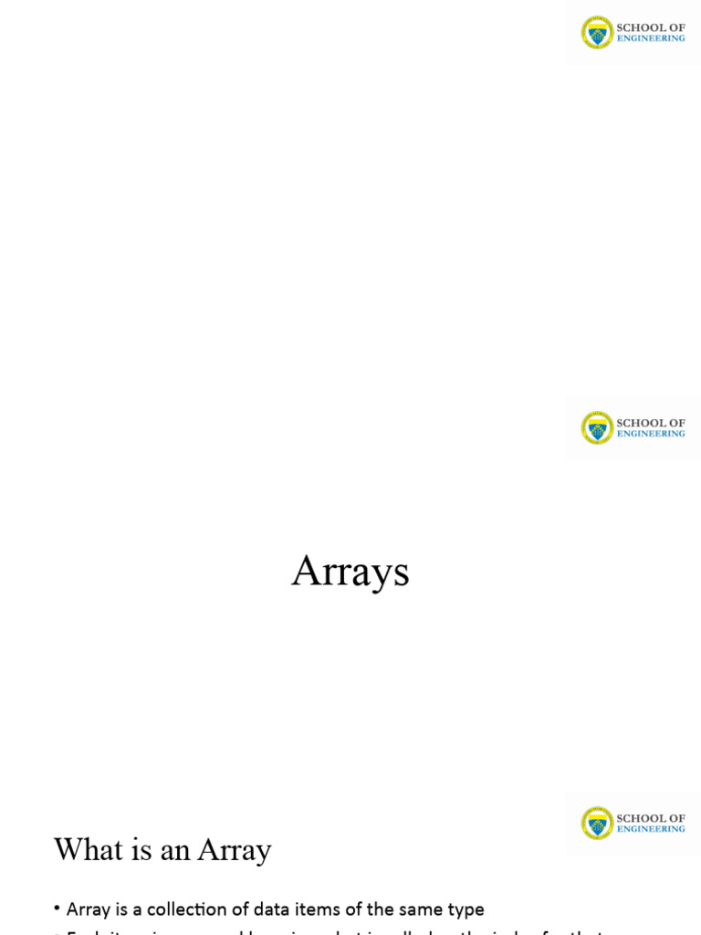 Array Unit 2 Notes | PDF | Computer Programming | Computing Array Unit 2 Notes | PDF | Computer Programming | Computing