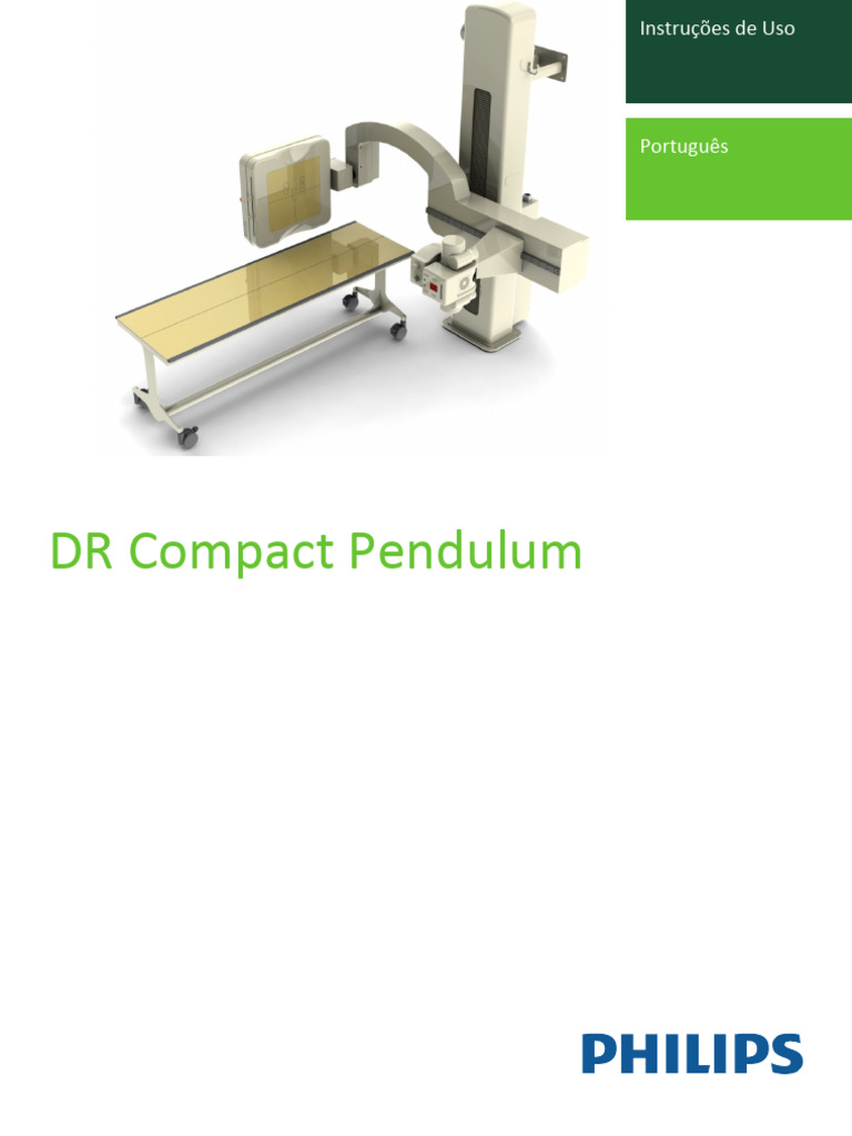 MAN.19.250.PeD - 01R - Manual de Usuário - DR Compact Pendulum - PT-BR | PDF | Raio X | Relâmpago