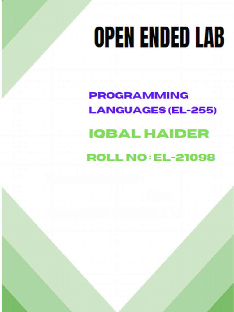 PL Oel Iqbal Haider El-21098 | PDF | Artificial Neural Network | Learning