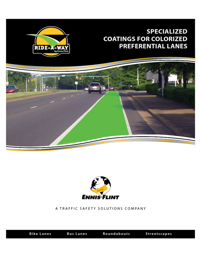 Specialized Coatings For Colorized Preferential Lanes Ride A Way | PDF ...