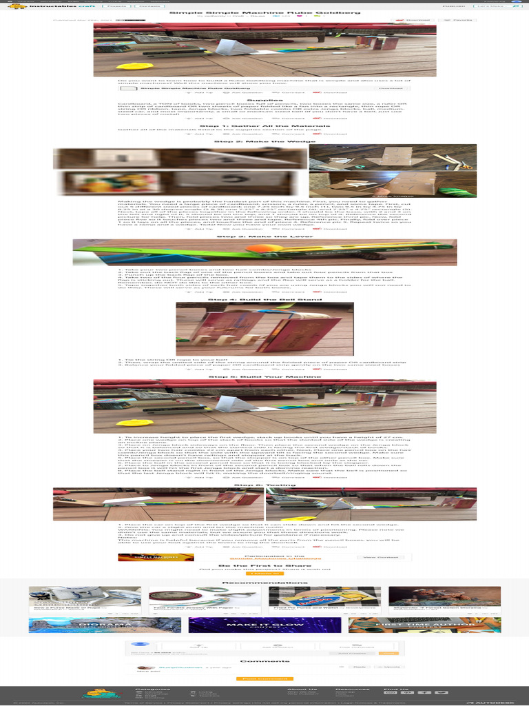 Rube-Goldberg-Plan 2 | PDF