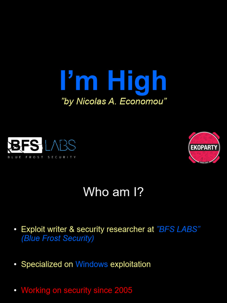 I Am High-Presentation | PDF