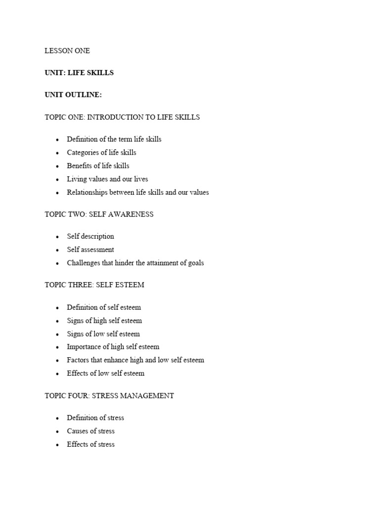Life Skills Notes | PDF | Emotions | Empathy