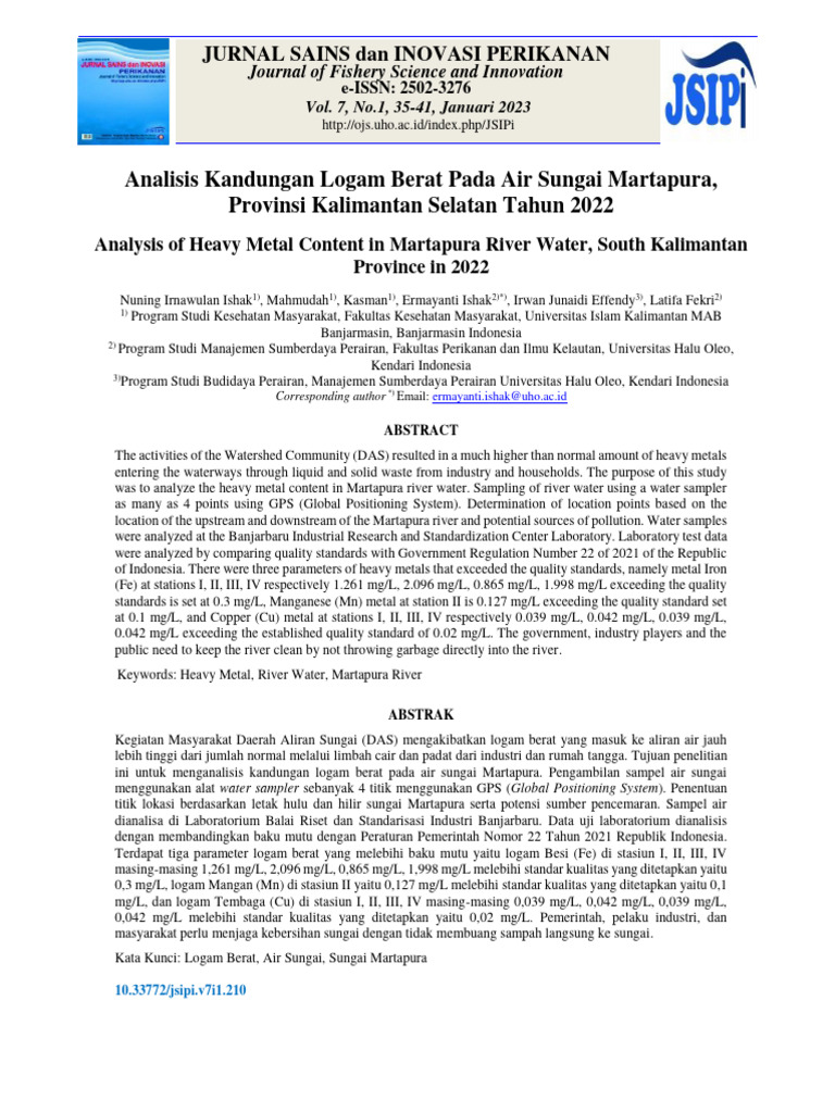 Ishak Et Al Fix | PDF | Atoms | Native Element Minerals