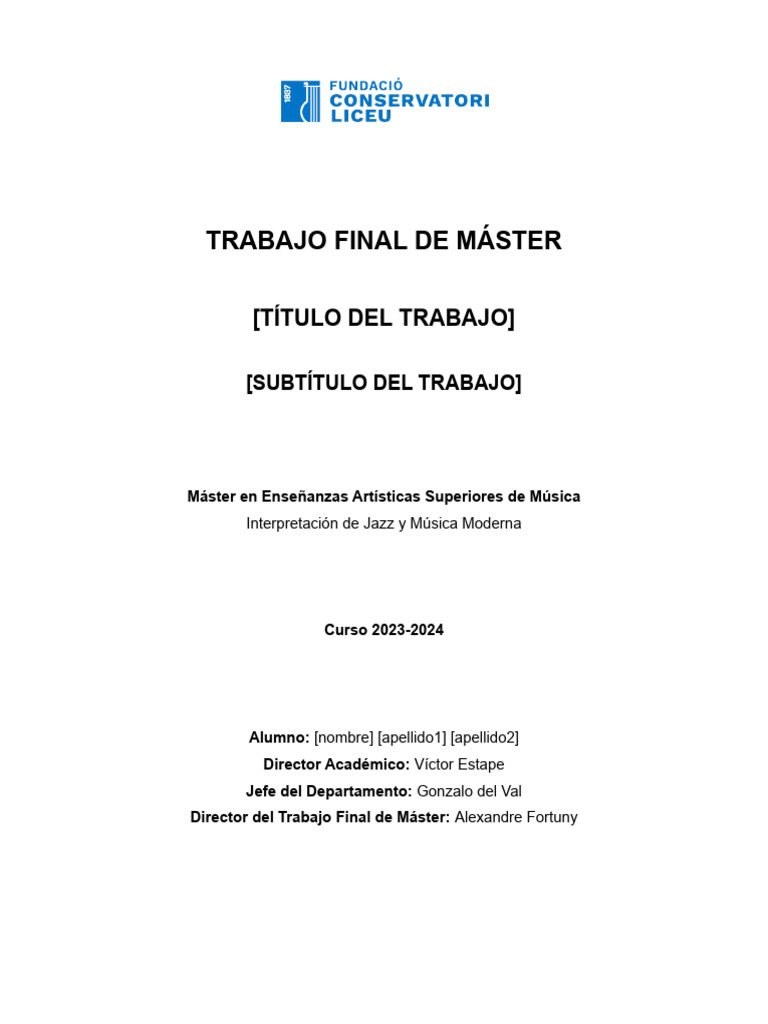 2324 Template TFM JMM Es | PDF | Musica Afroamericana | música americana